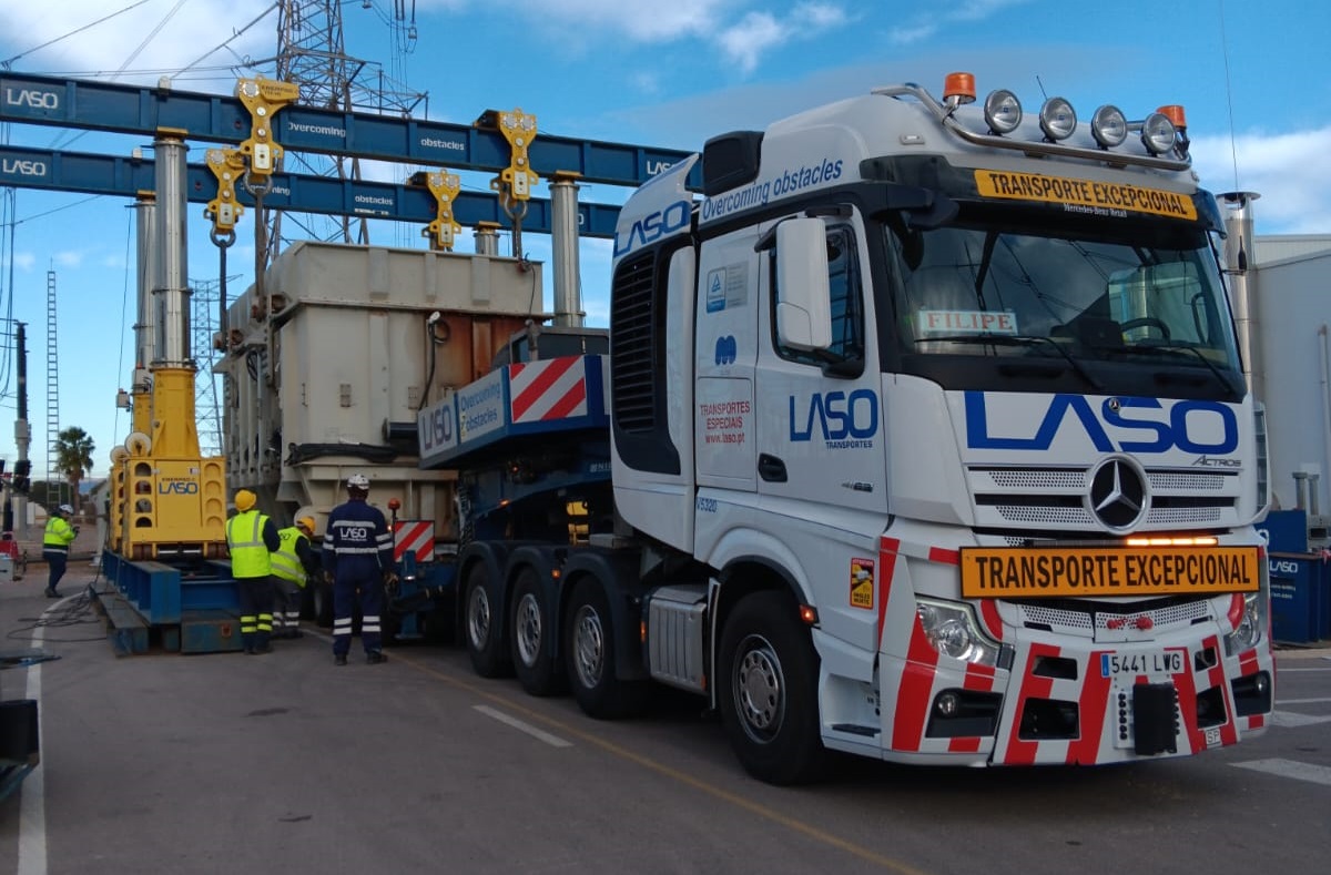 Laso transportou transformadores com 200 toneladas por mais de 700km ...